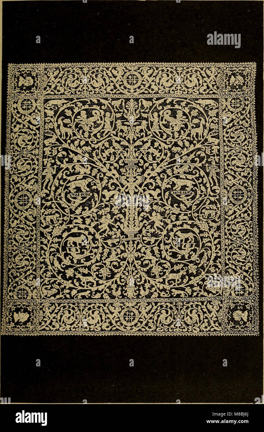 This French work explores ancient and modern lace and guipure, focusing ...