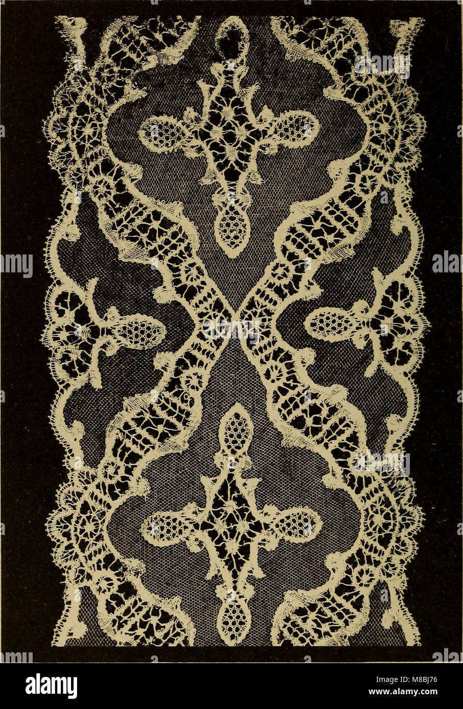This work on lace and guipure, both old and modern, explores various ...