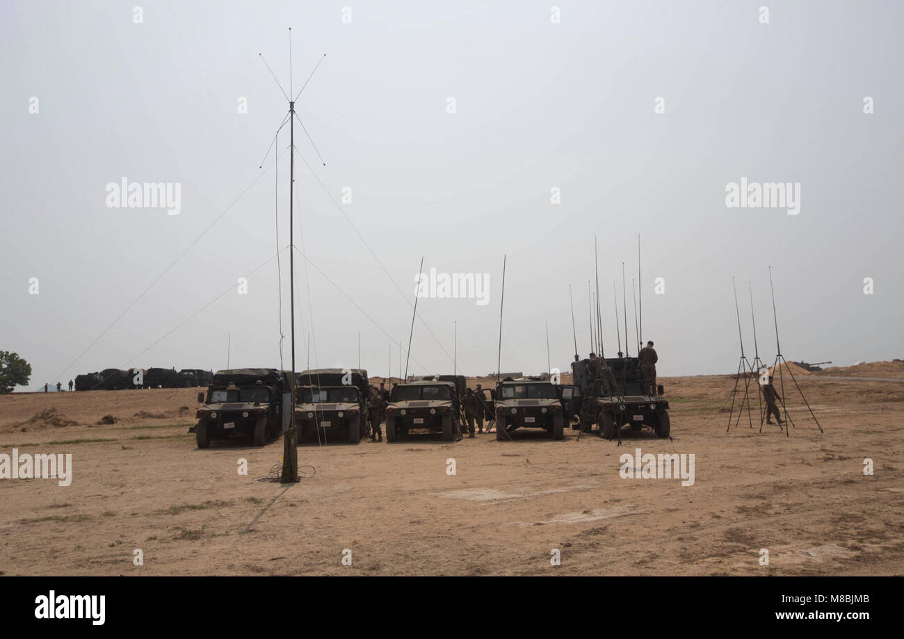 U.S. Marines with Marine Air Support Squadron Two, successfully take ...