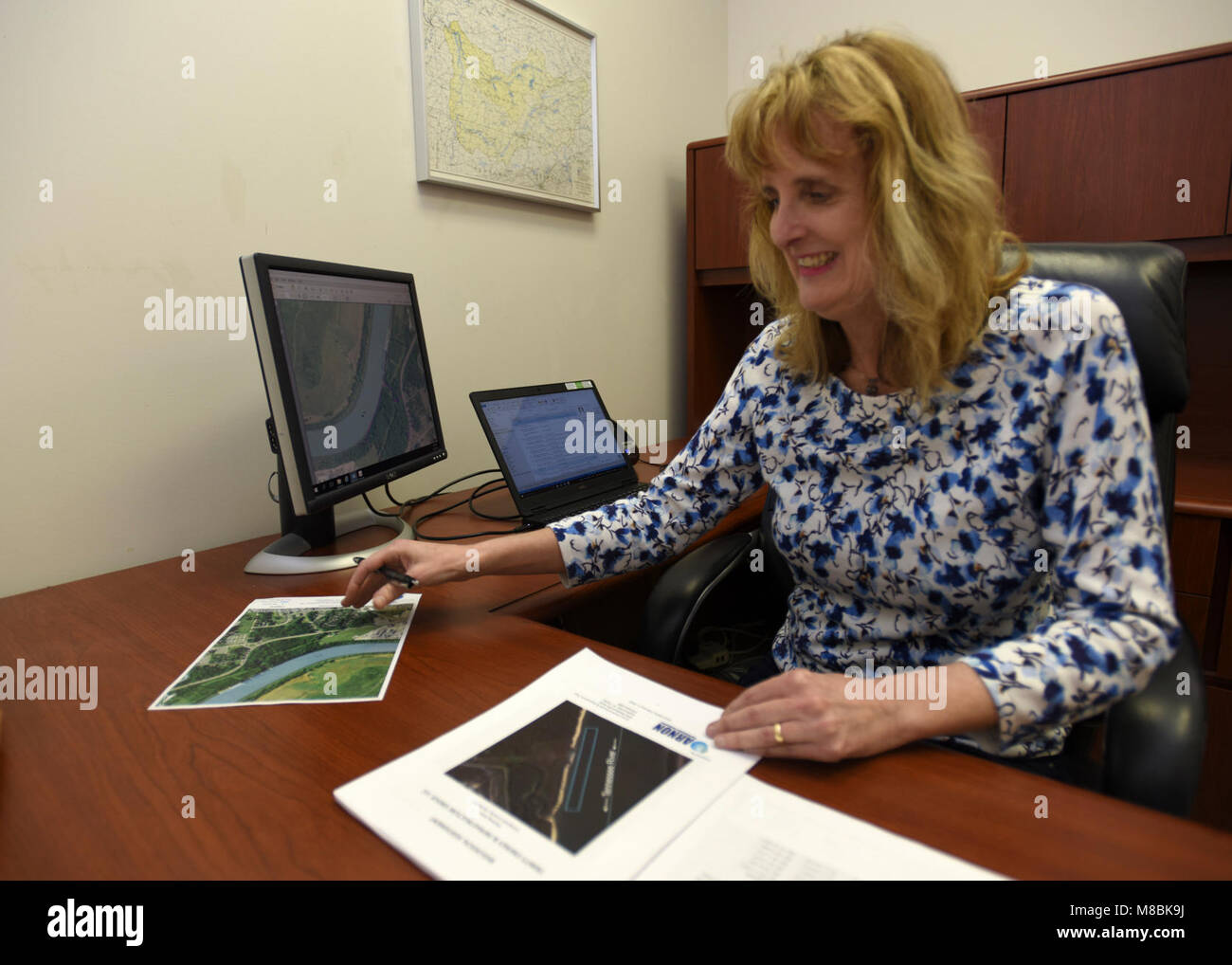 Lisa Morris, environmental engineer at the U.S. Army Corps of Engineers ...