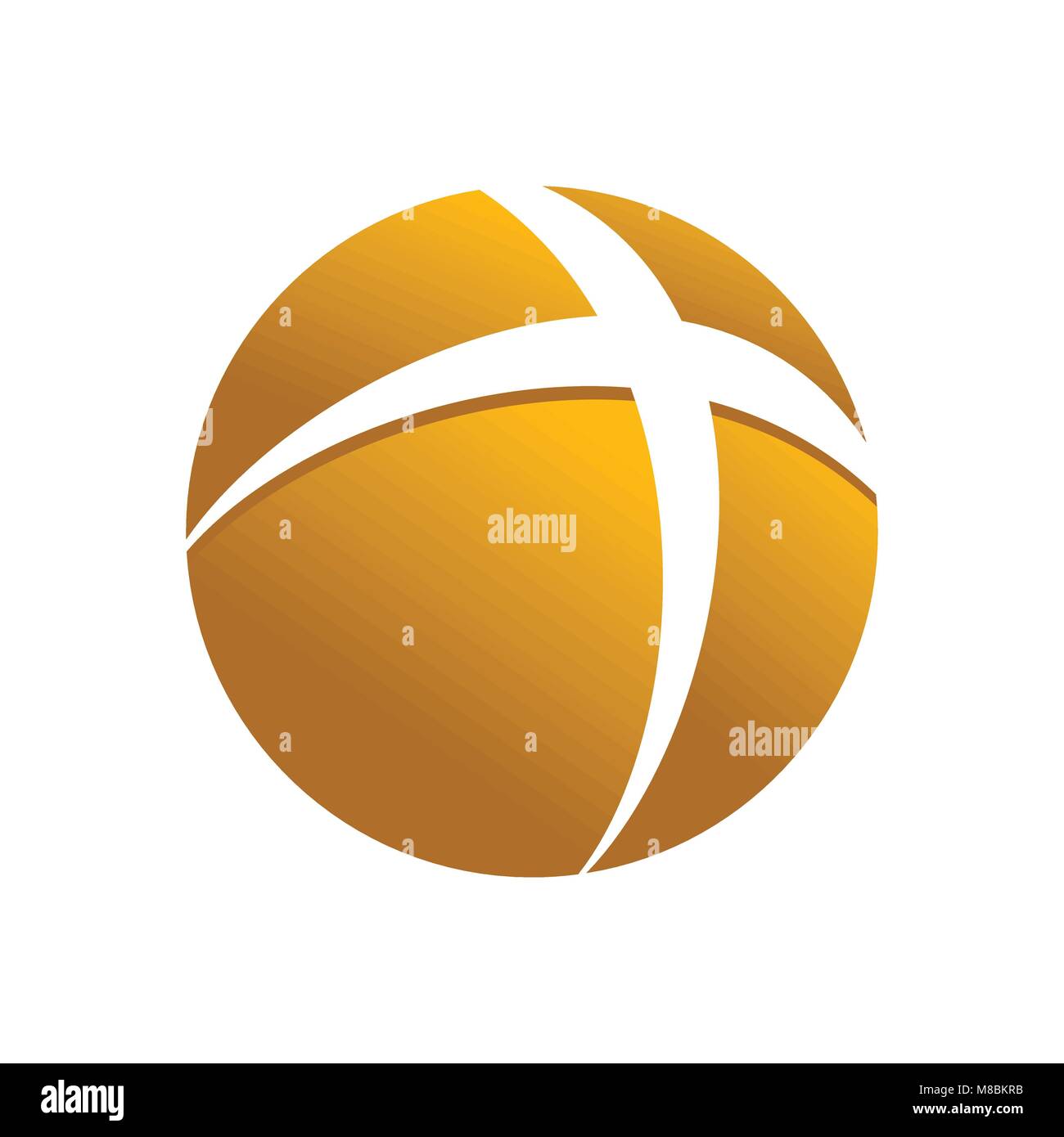Golden Circular Cross Globe Vector Symbol Graphic Logo Design Stock ...