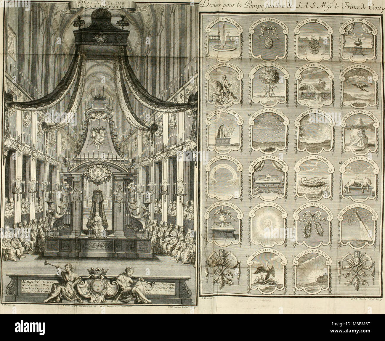 This description details the elaborate funeral procession held at the ...