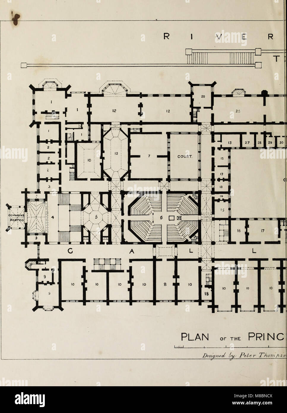 This design proposal for a new Houses of Parliament features four plans ...
