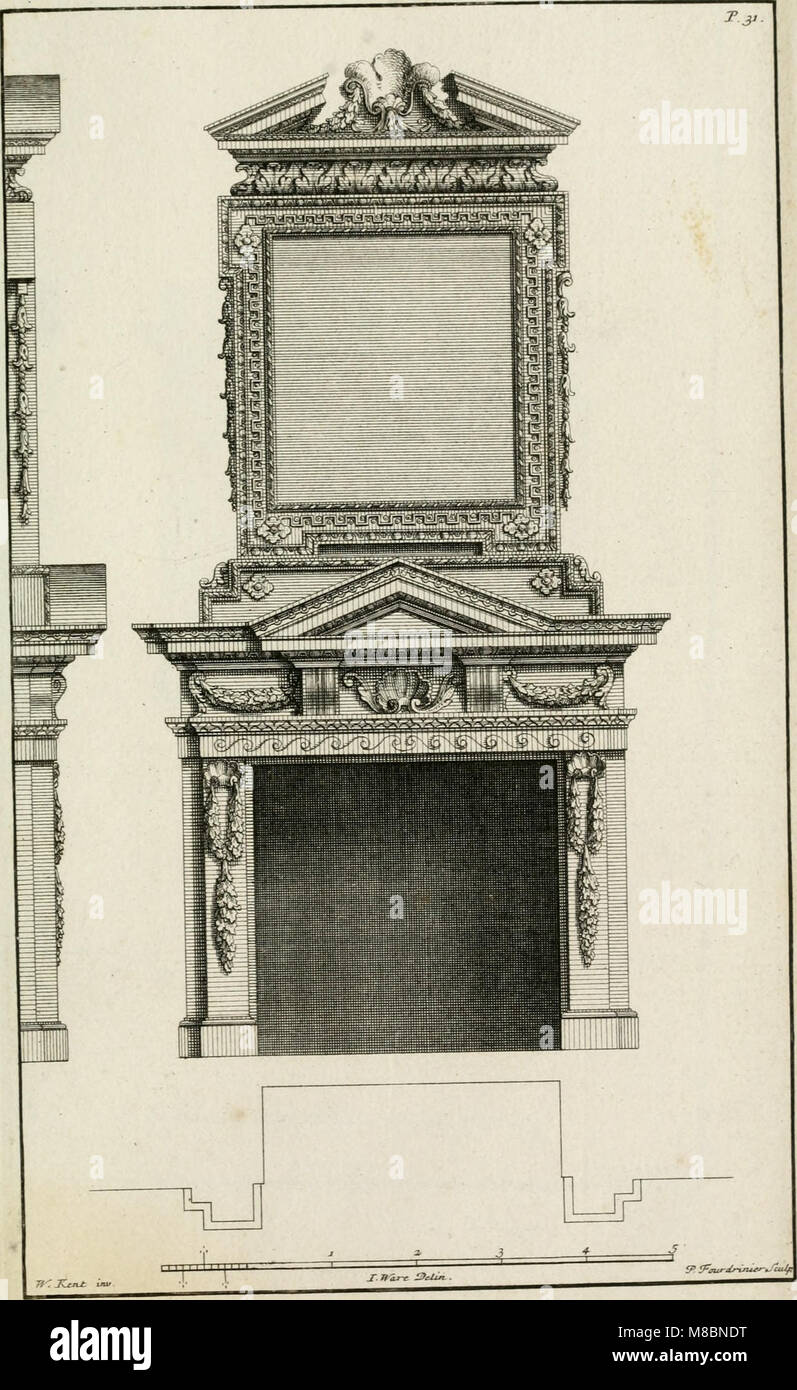 'Designs of Inigo Jones and Others' (1731) showcases architectural ...