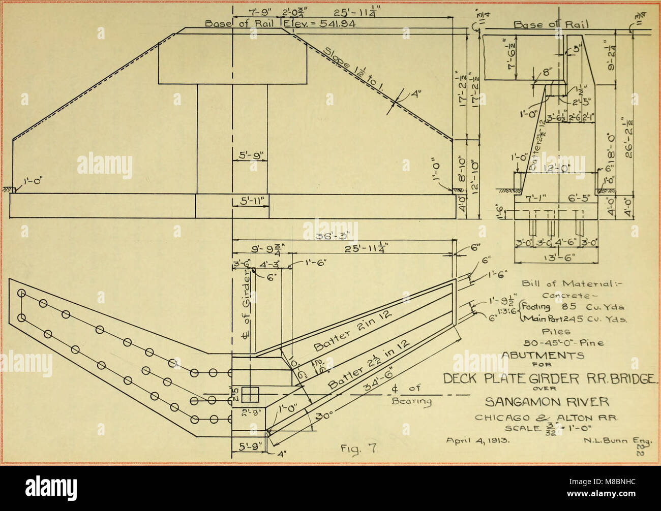 The 1913 text on plate-girder railroad bridge design focuses on ...