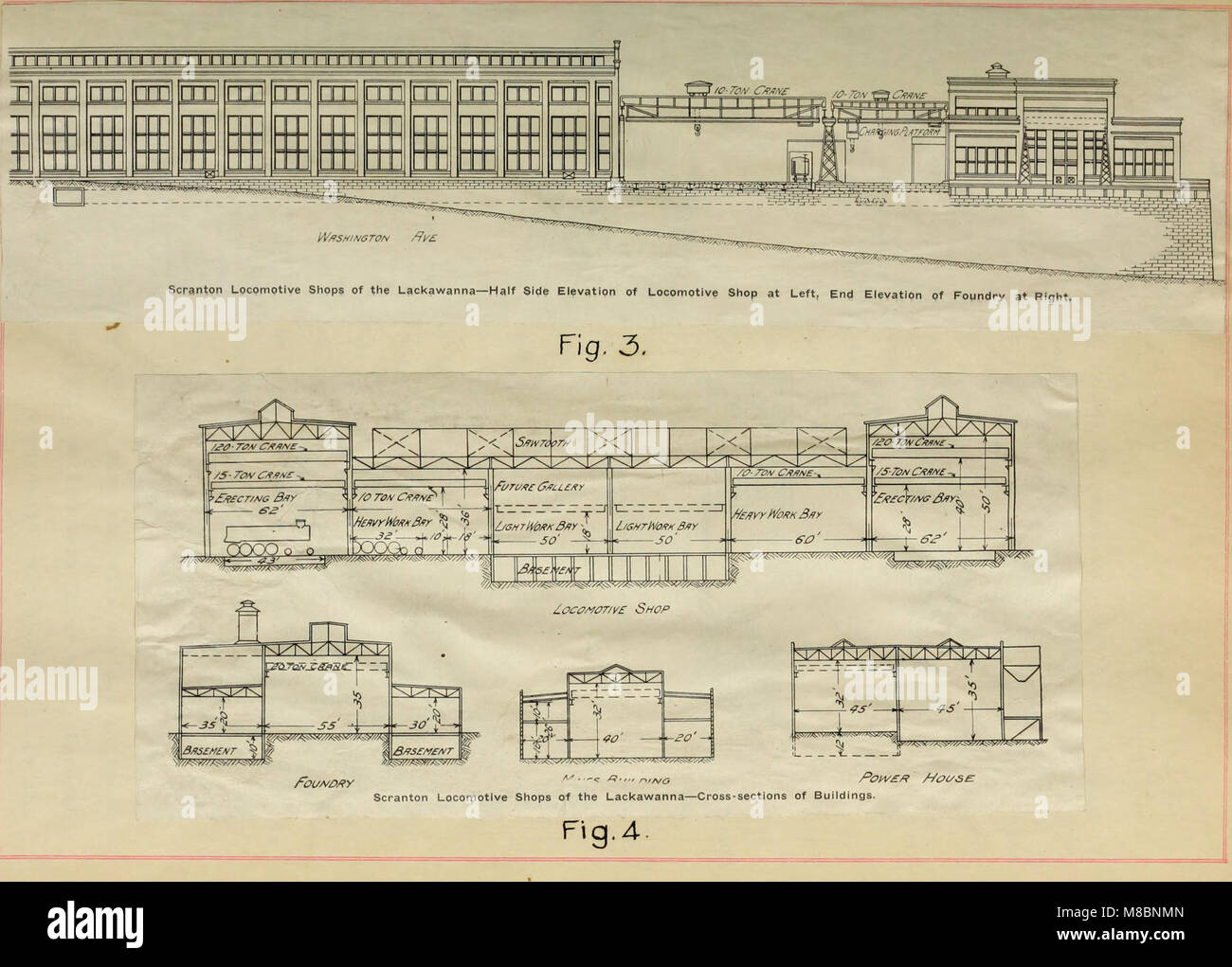 The 1907 study details the design of the freight yard for the Delaware ...