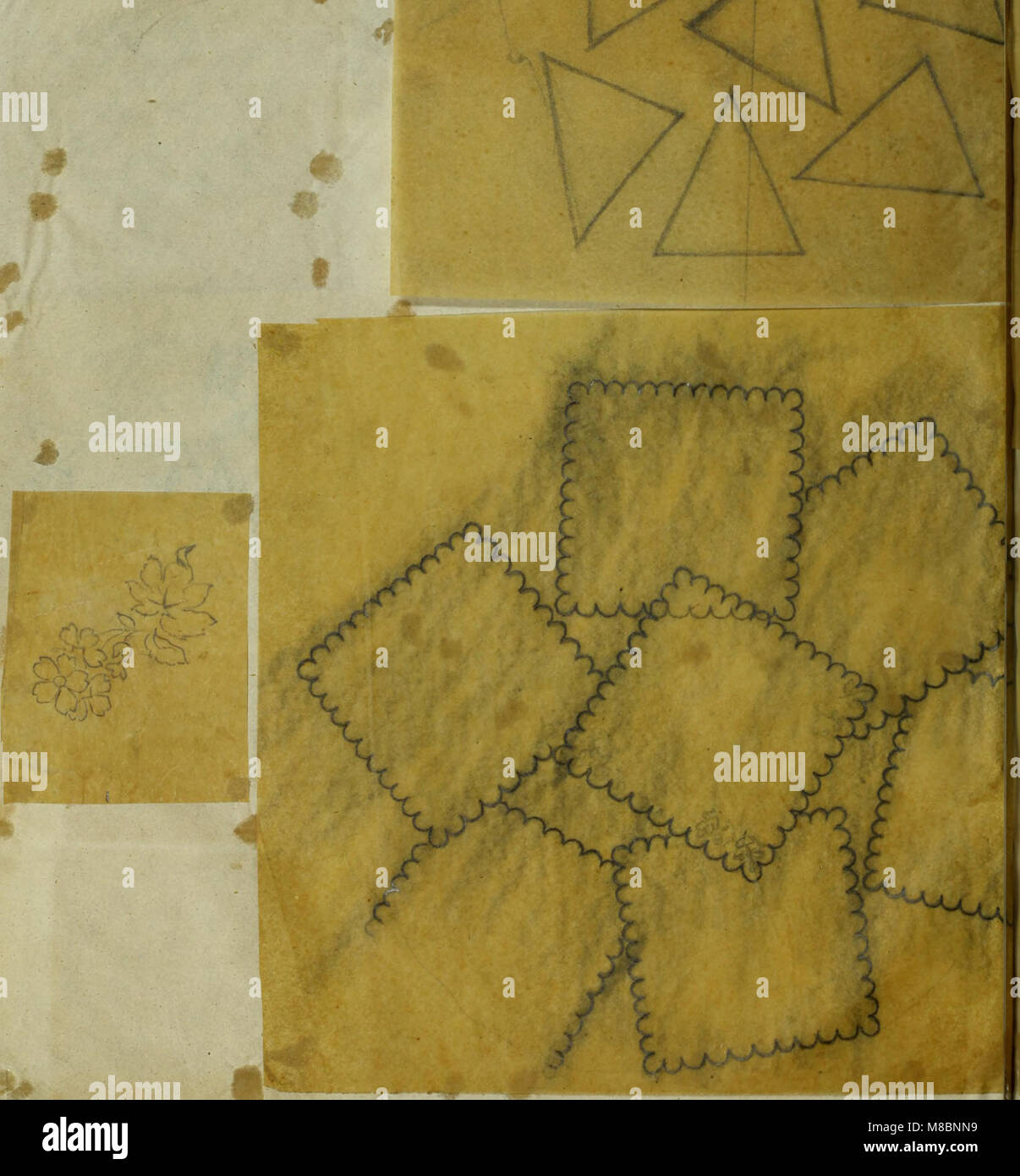 Design tracings (1875) (14592770737 Stock Photo - Alamy