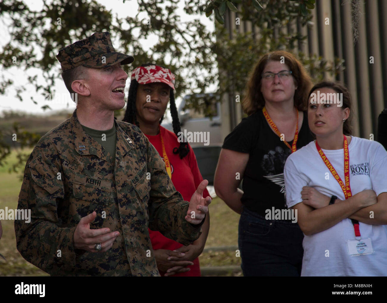 Captain Alan Keith, the Assistant Operations Officer with Recruit ...