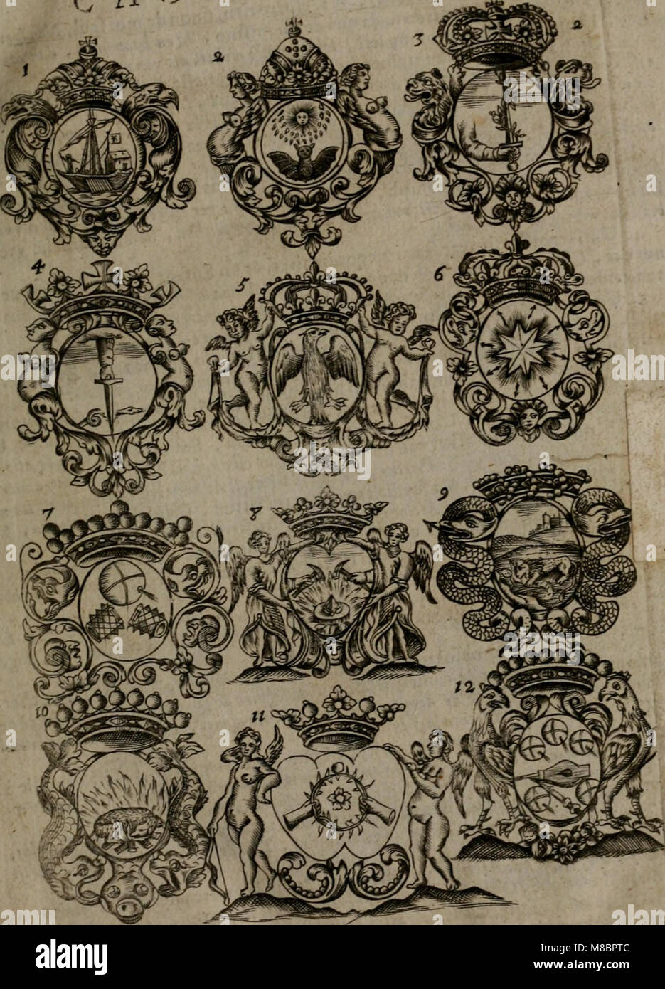 Devises et emblemes, anciennes et modernes - tirées des plus celebres ...