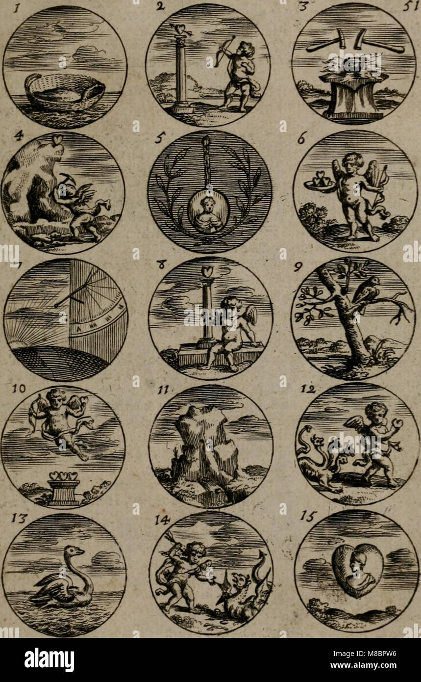 Devises et emblemes, anciennes et modernes - tirées des plus celebres ...