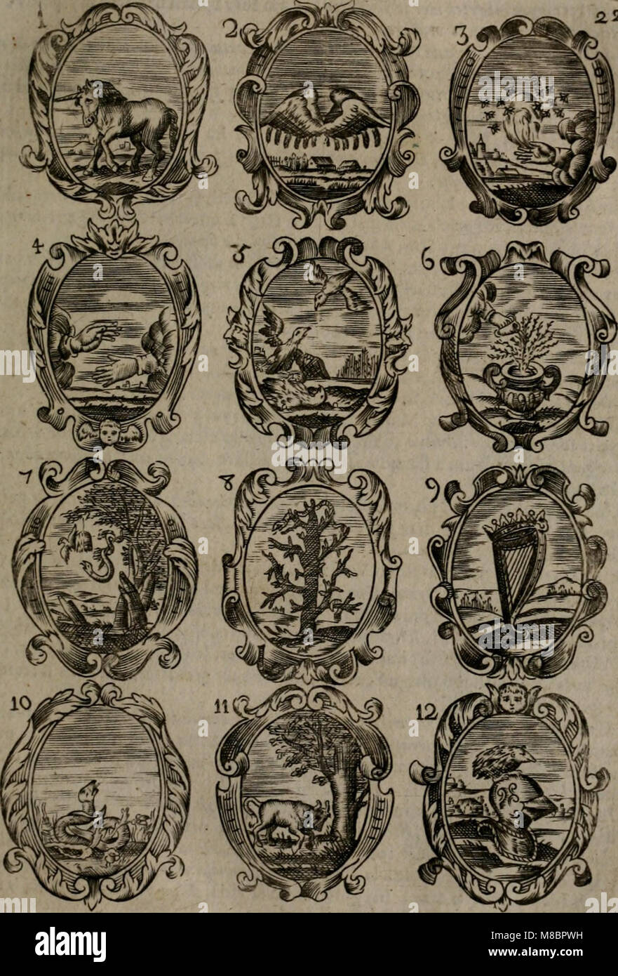 This book features ancient and modern emblems and devices from famous ...