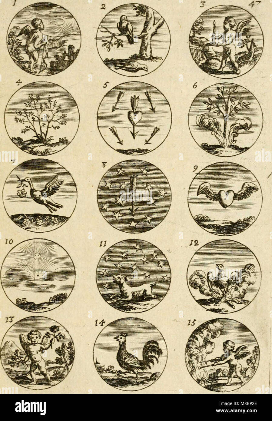 Devises et emblemes anciennes et modernes, tirées des plus celebres ...