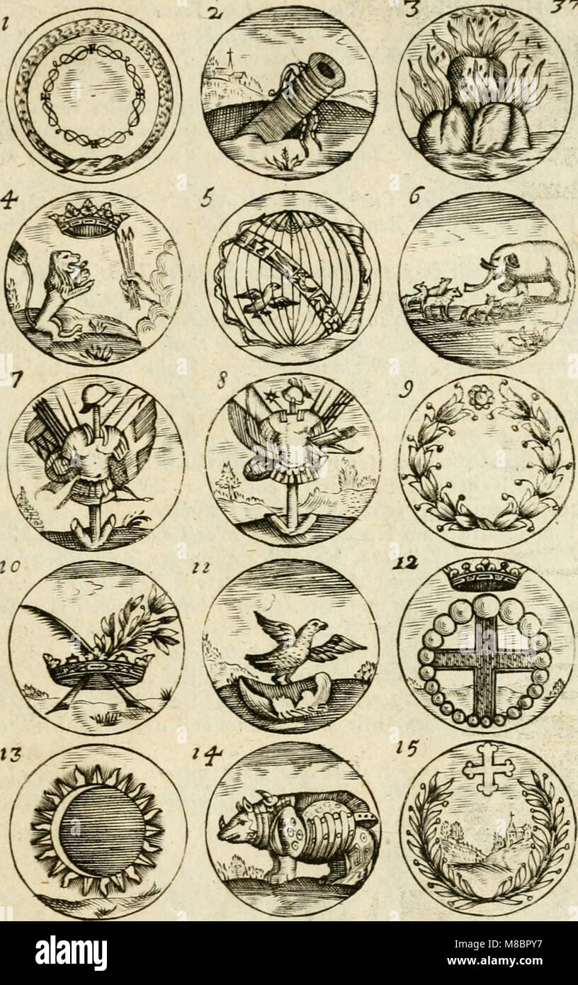 Devises et emblemes anciennes et modernes, tirées des plus celebres ...