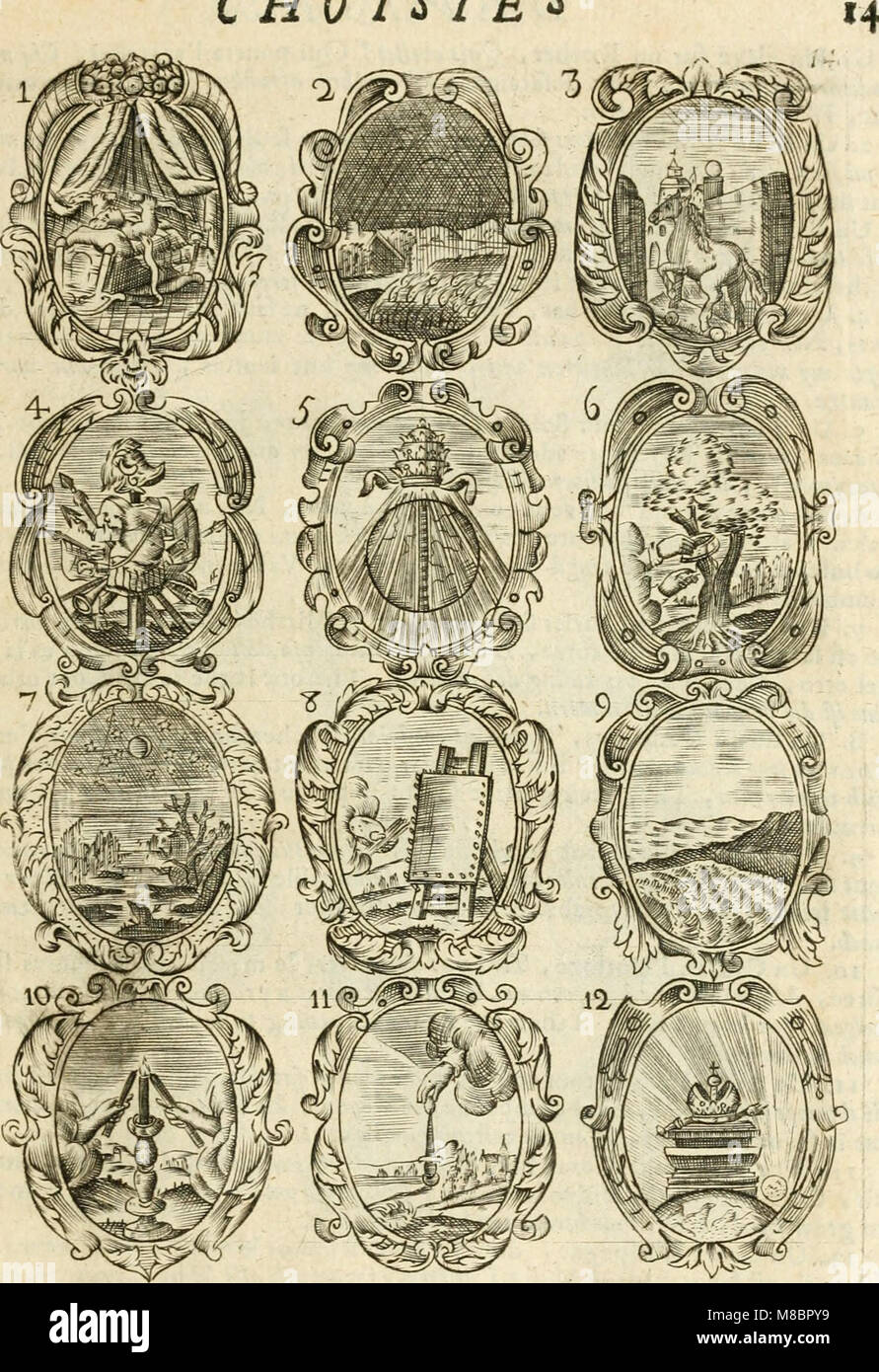 Devises et emblemes anciennes et modernes, tirées des plus celebres ...