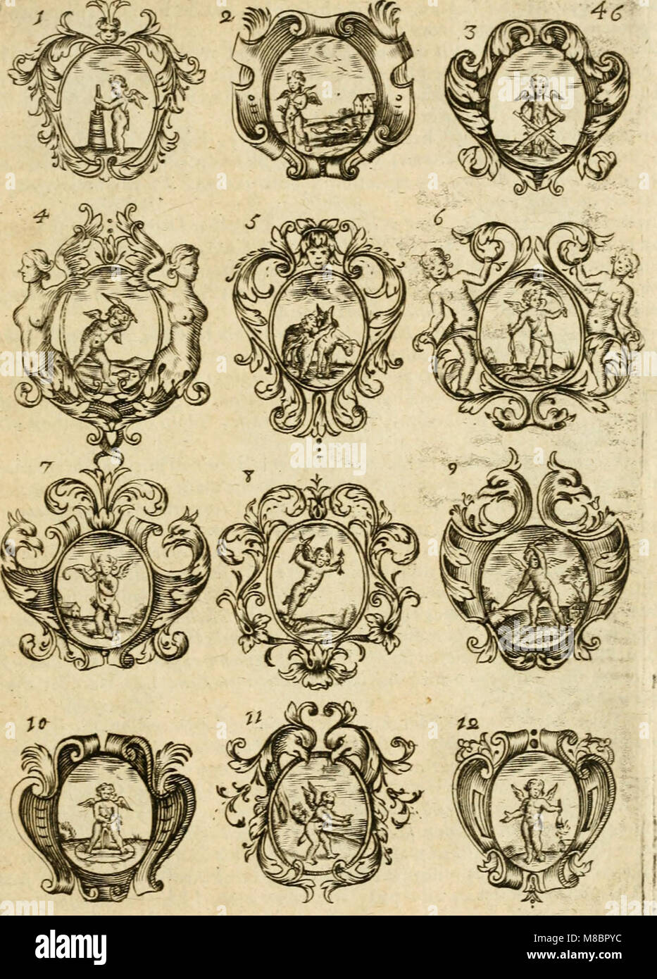 Devises et emblemes anciennes et modernes, tirées des plus celebres ...