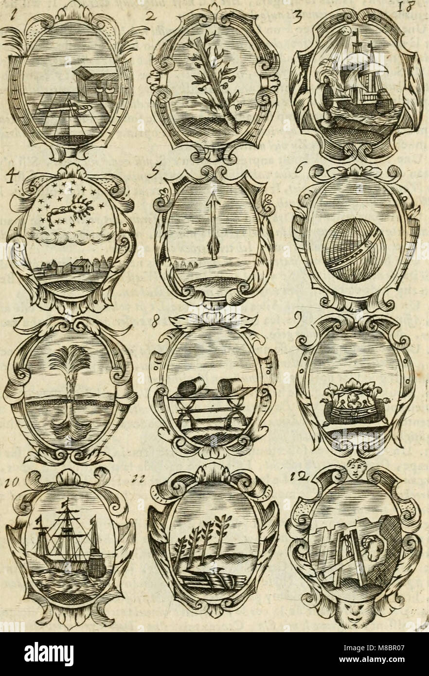 Devises et emblemes anciennes et modernes, tirées des plus celebres ...