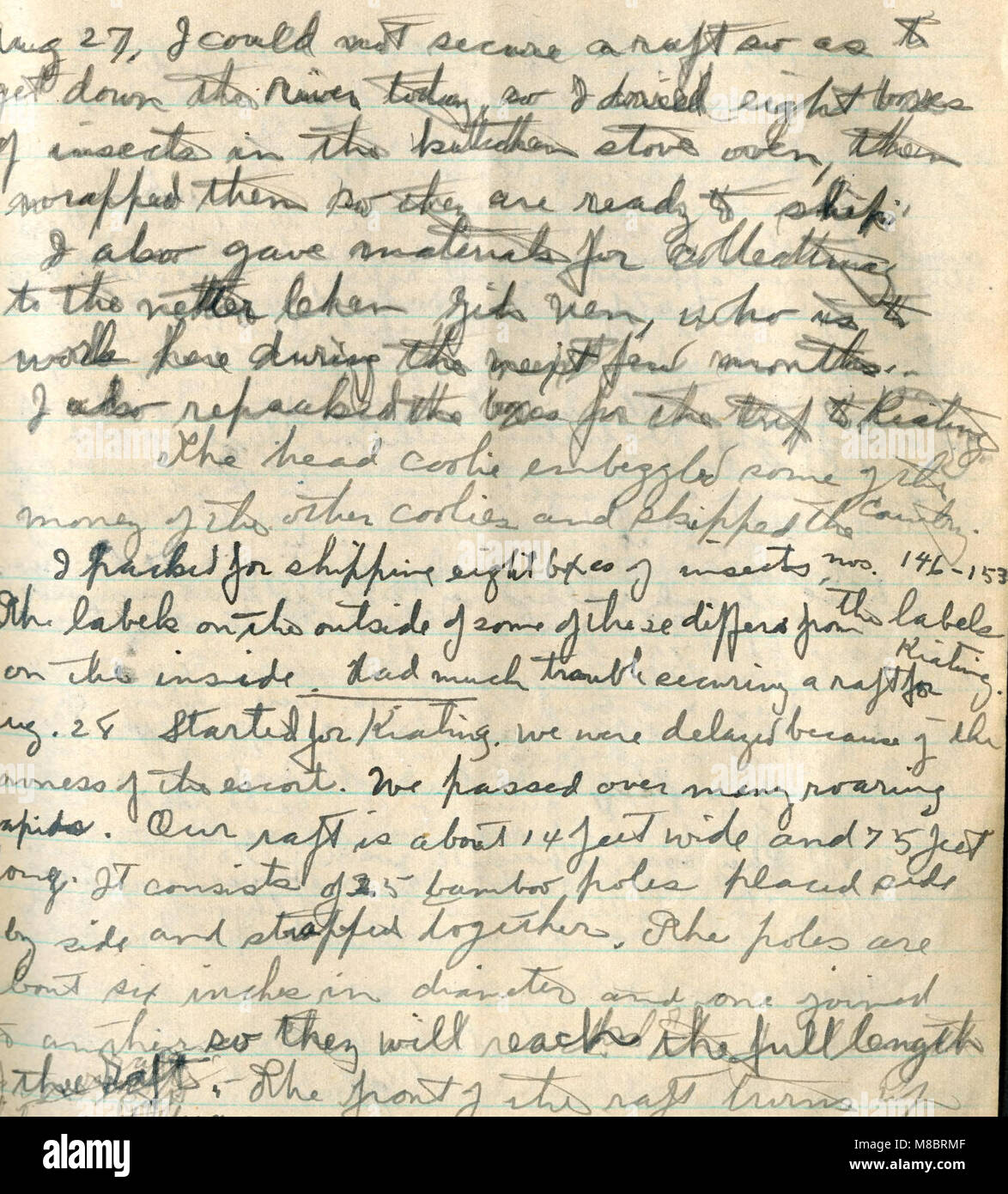 This diary, covering the summer of 1928, documents an expedition to ...
