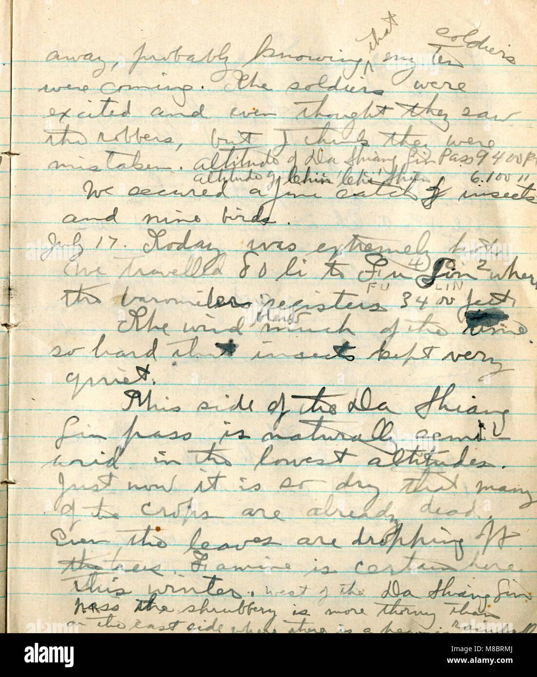 This diary documents a summer expedition to Ningyuenfu via Yachow in ...