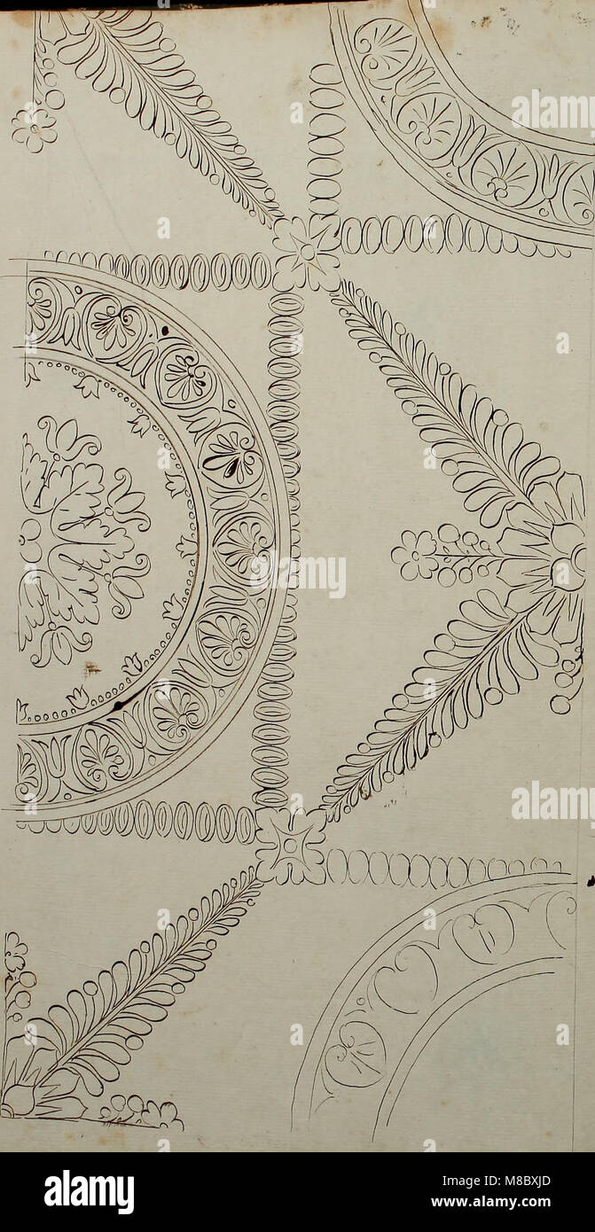 This 1793 collection of Directoire designs for textiles presents ...