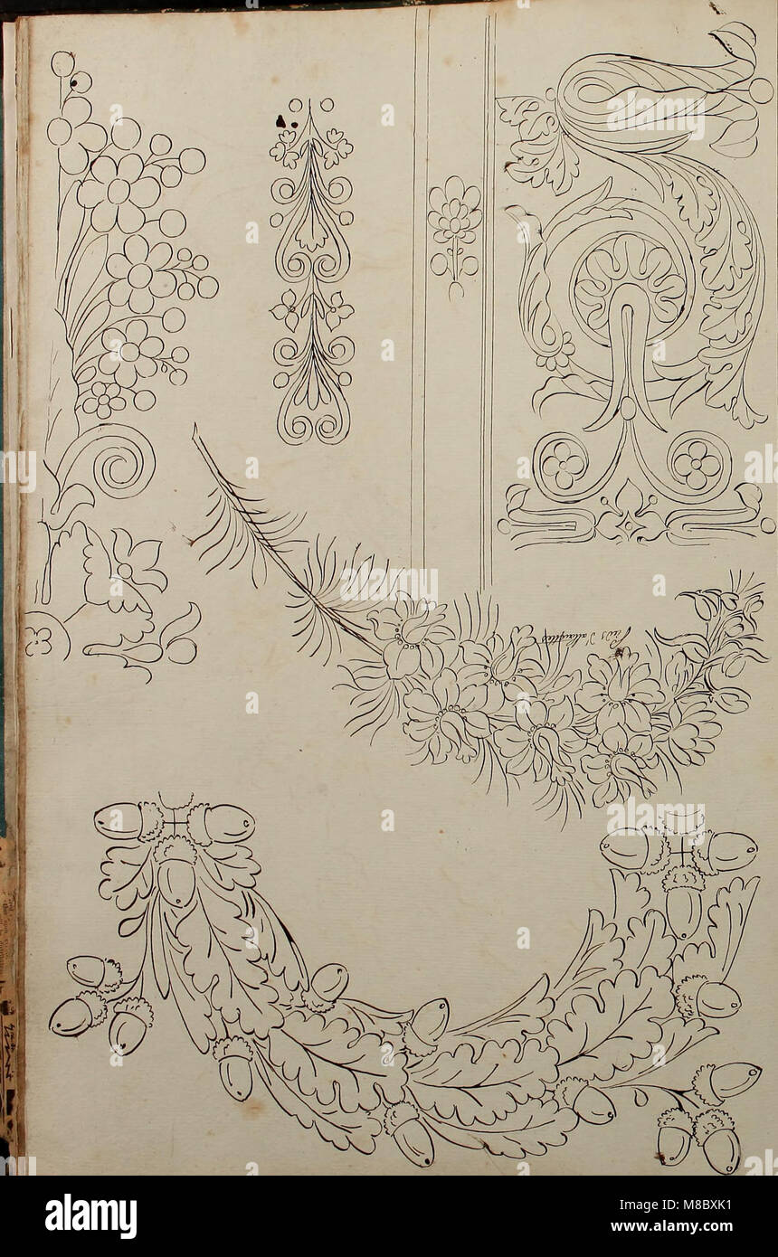 'Directoire Designs for Textiles' (1793) presents textile patterns and ...