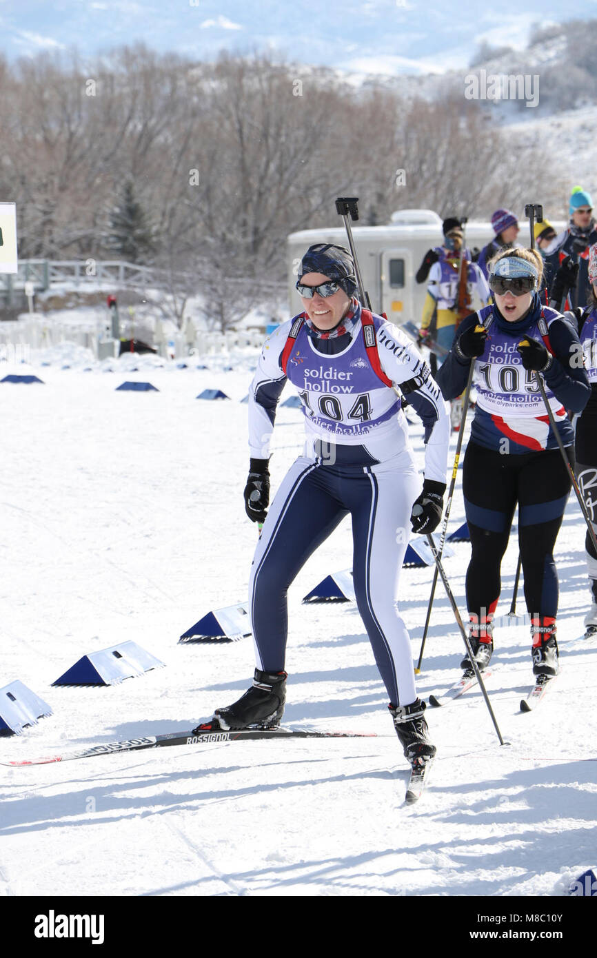 Sgt. Ashley Nolan from the Rhode Island National Guard gets underway at ...