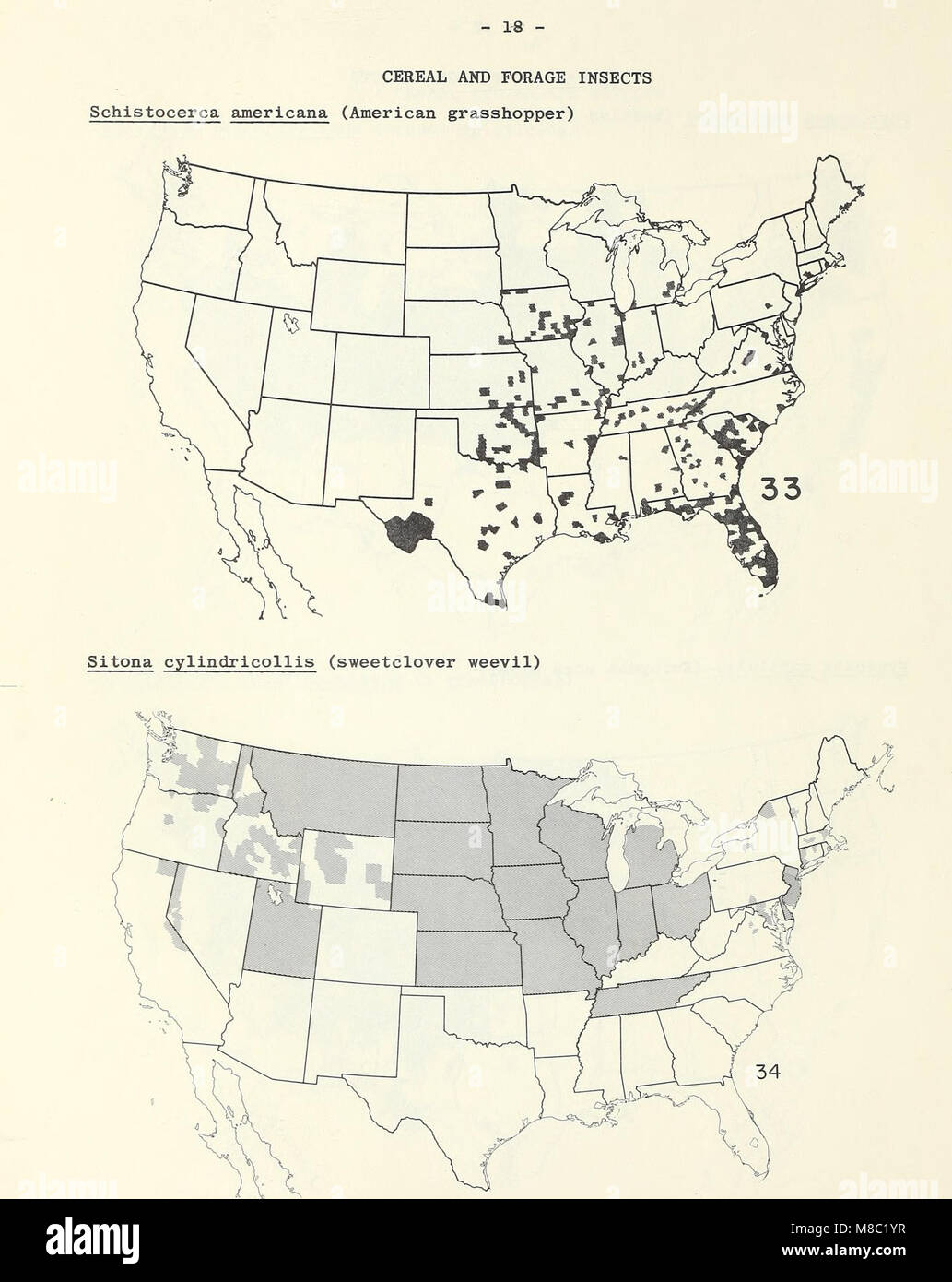 Distribution maps of some insect pests in the United States (1959 ...