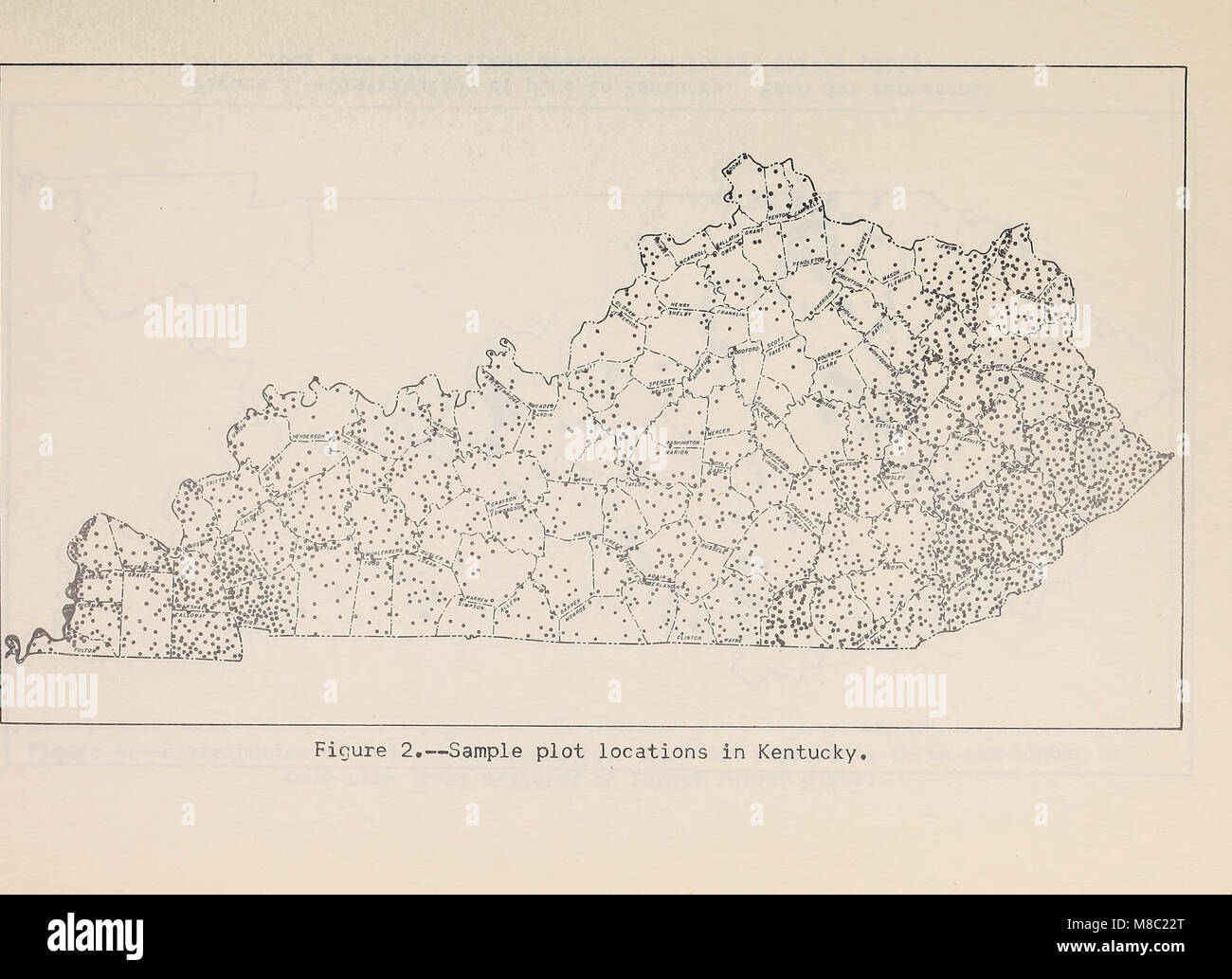 Distribution of tree species in Kentucky (1952) (20950256426 Stock ...