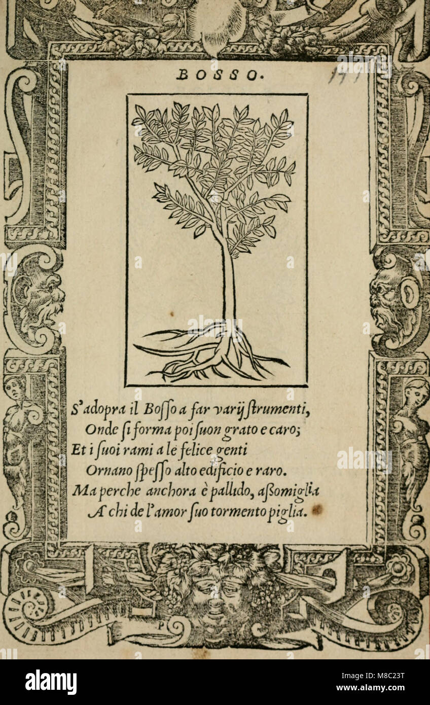 This 1549 work features various emblems with moral lessons, using ...