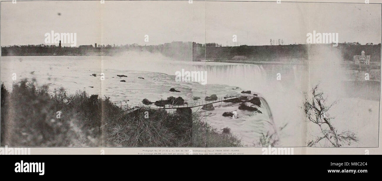 The 1921 report discusses the diversion of water from the Great Lakes ...