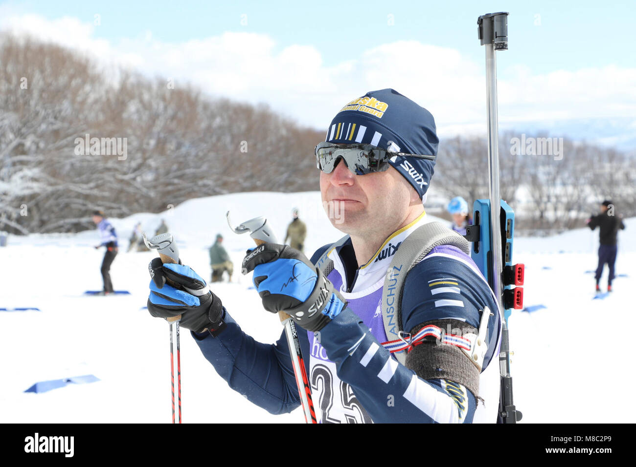 Spc. Travis Culp from the Alaska National Guard begins the Chief ...