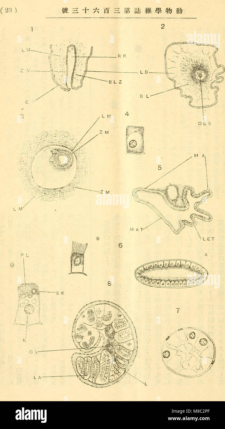 Dobutsugaku Zasshi, published in 1919, is a Japanese journal dedicated ...