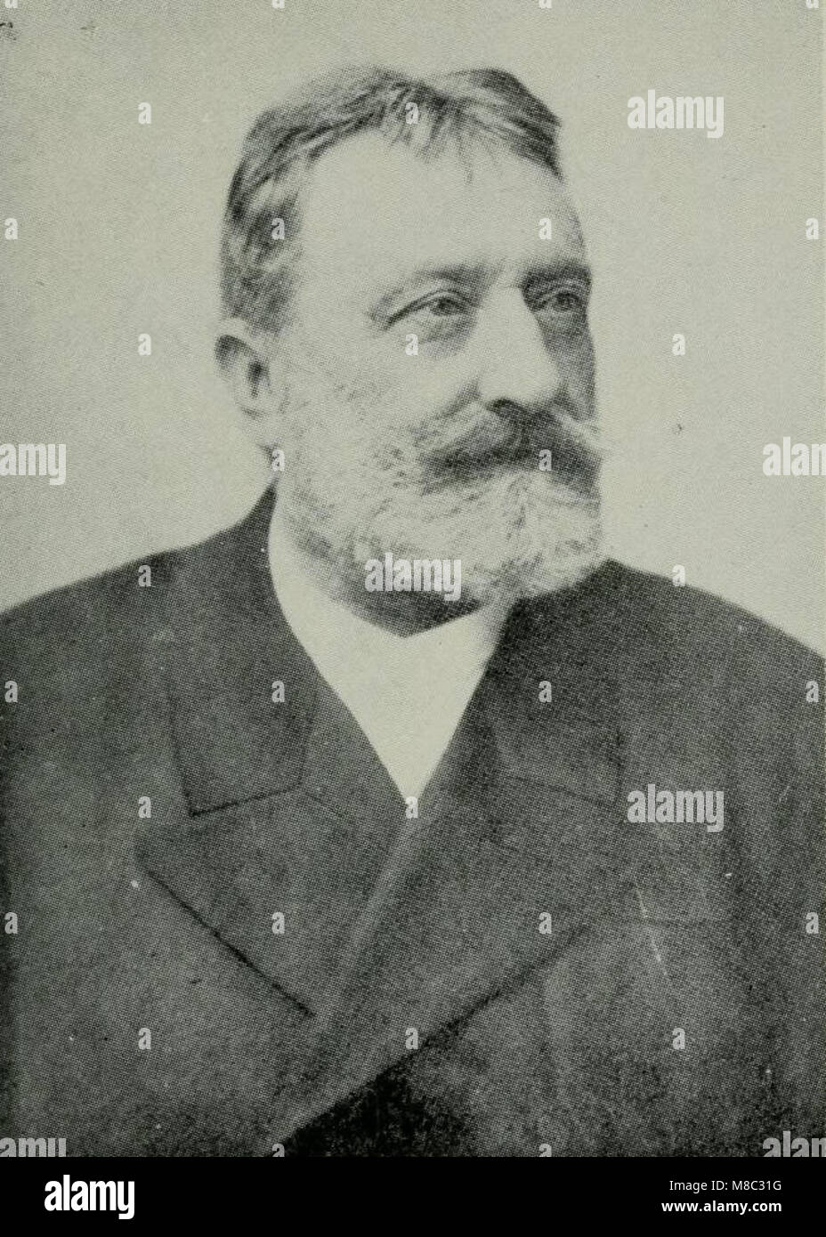 This portrait of Ferdinand von Saar, created around 1913, captures the ...