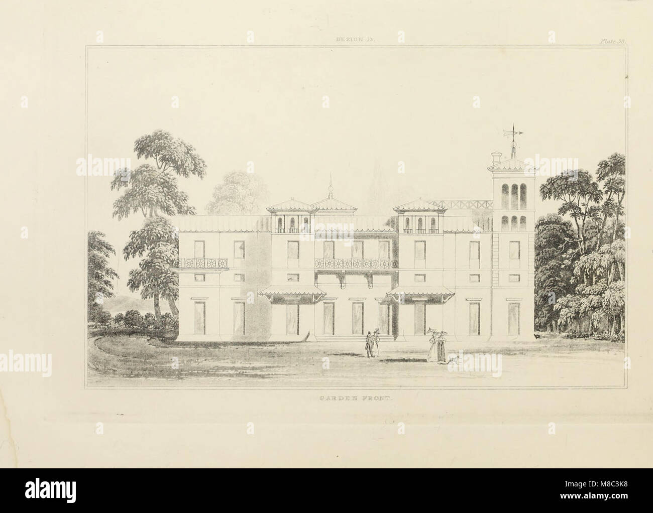 'Domestic Architecture' provides a series of designs for various types ...