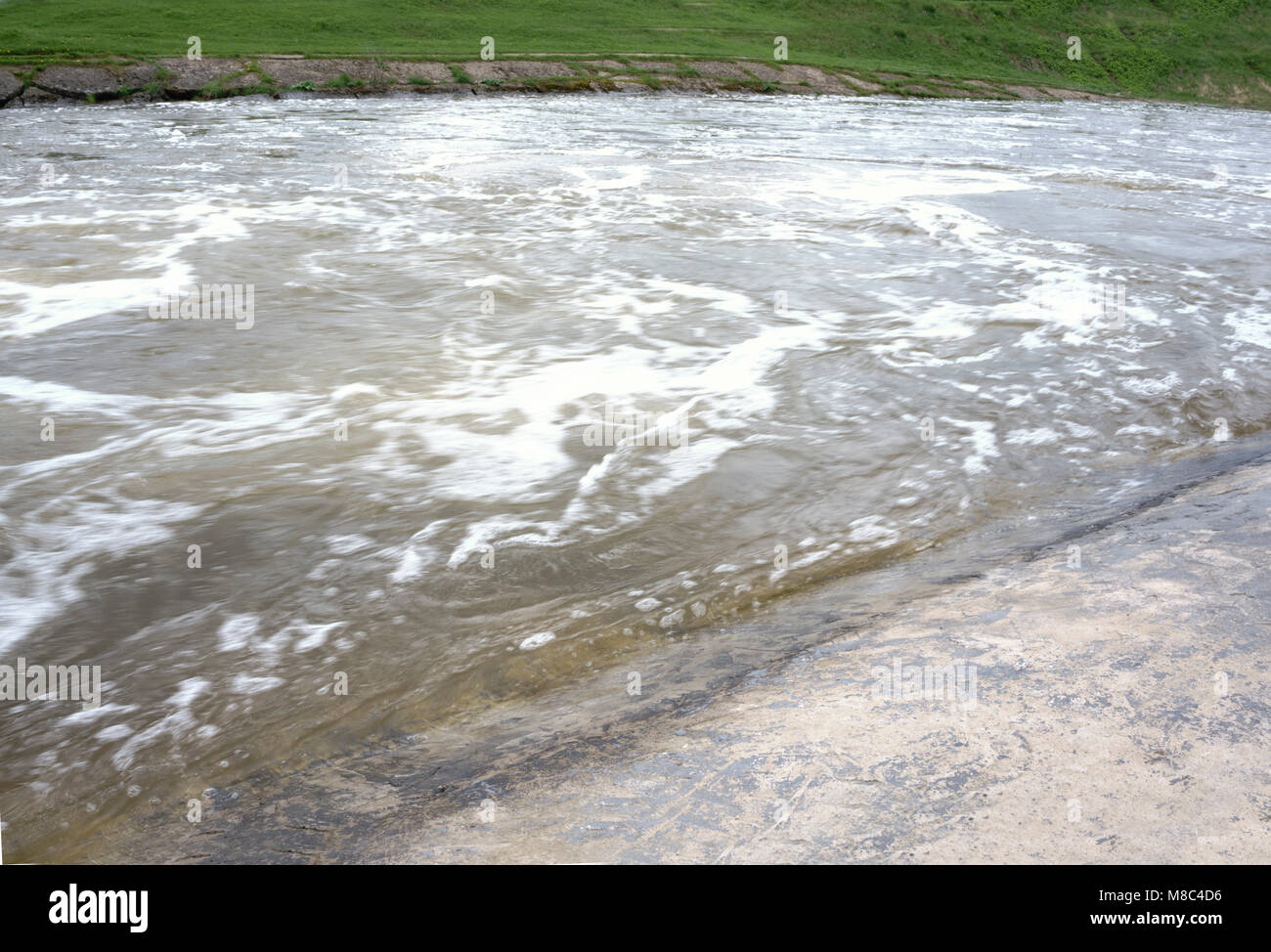 fast water and rapid flow Stock Photo - Alamy