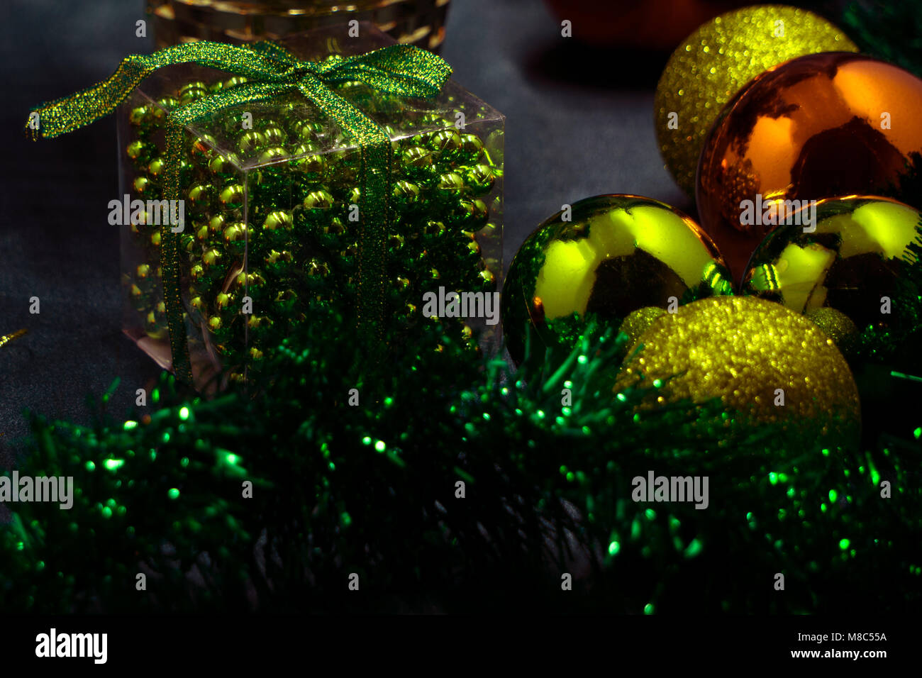 Christmas gift box texture Stock Photo - Alamy