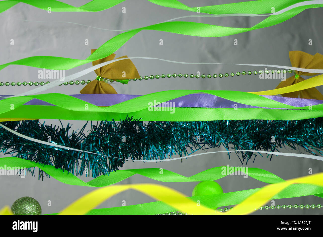 Ribbons blowing in the wind Stock Photo - Alamy