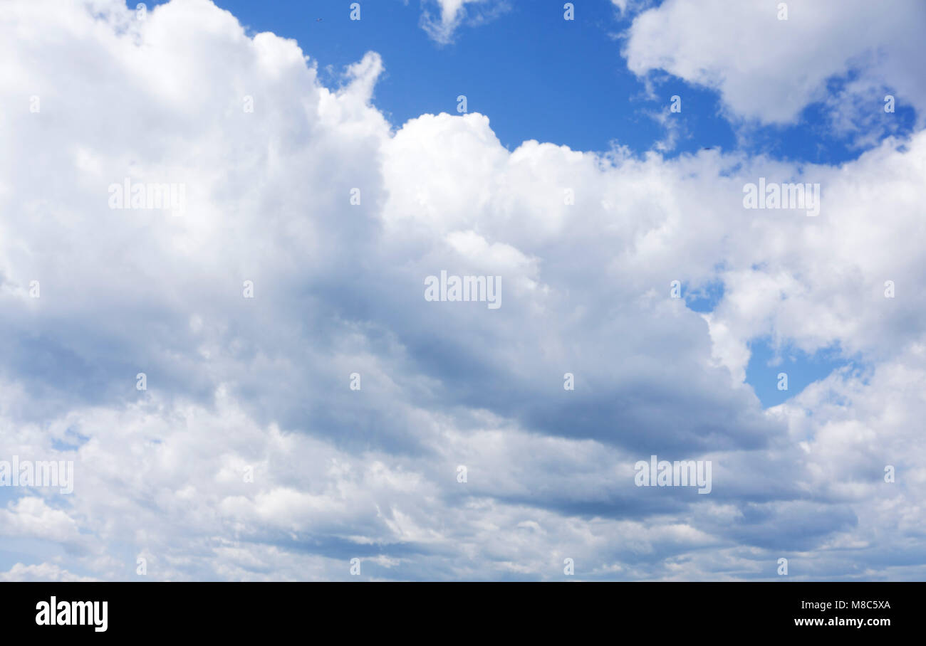large clouds in blue sky Stock Photo - Alamy