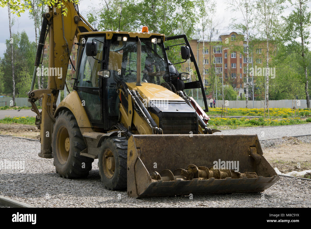 Inside digger bucket hi-res stock photography and images - Alamy