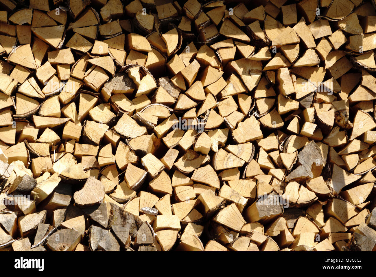 stack split logs texture Stock Photo - Alamy