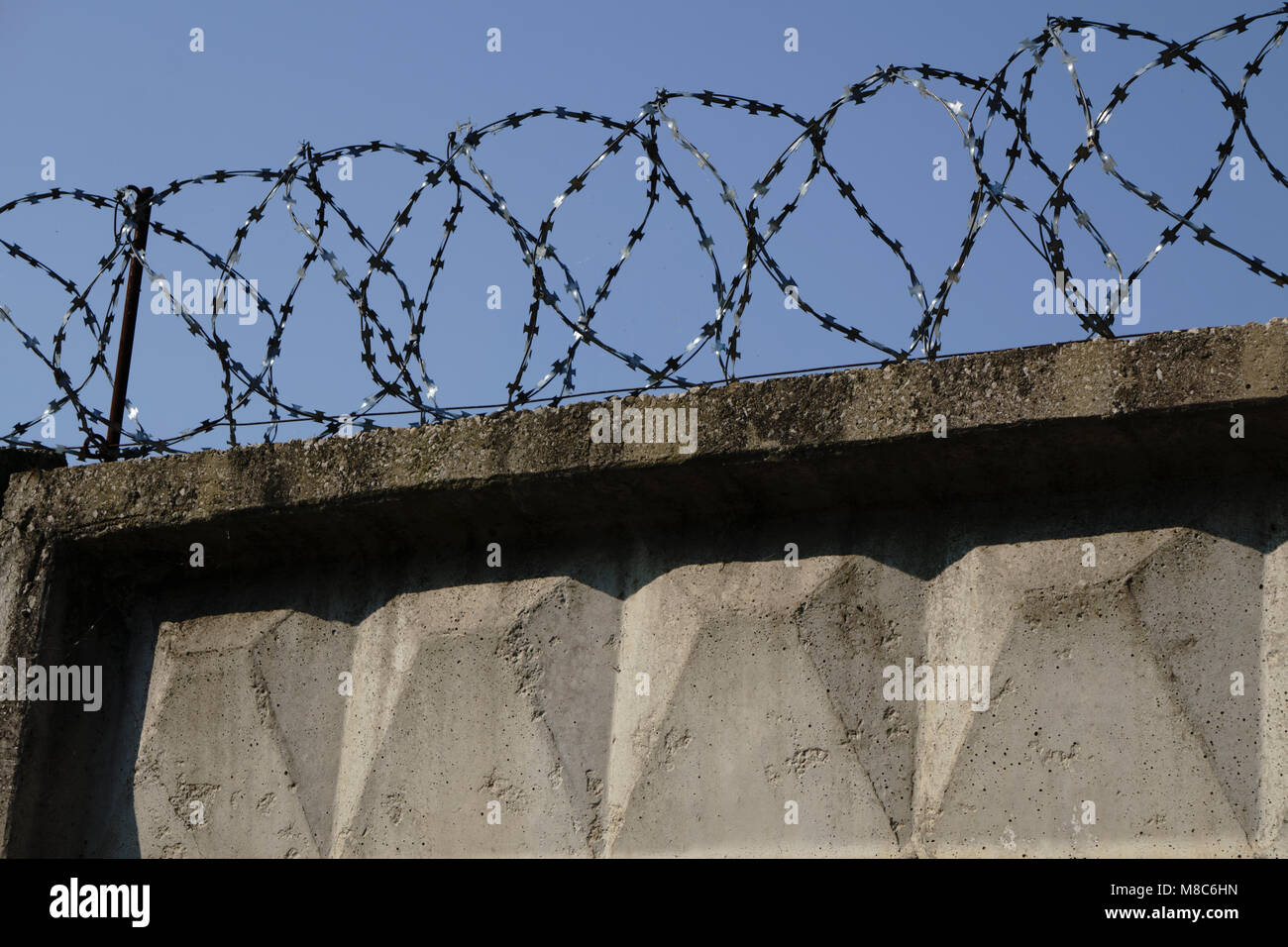 Prison Wall Barbed Wire