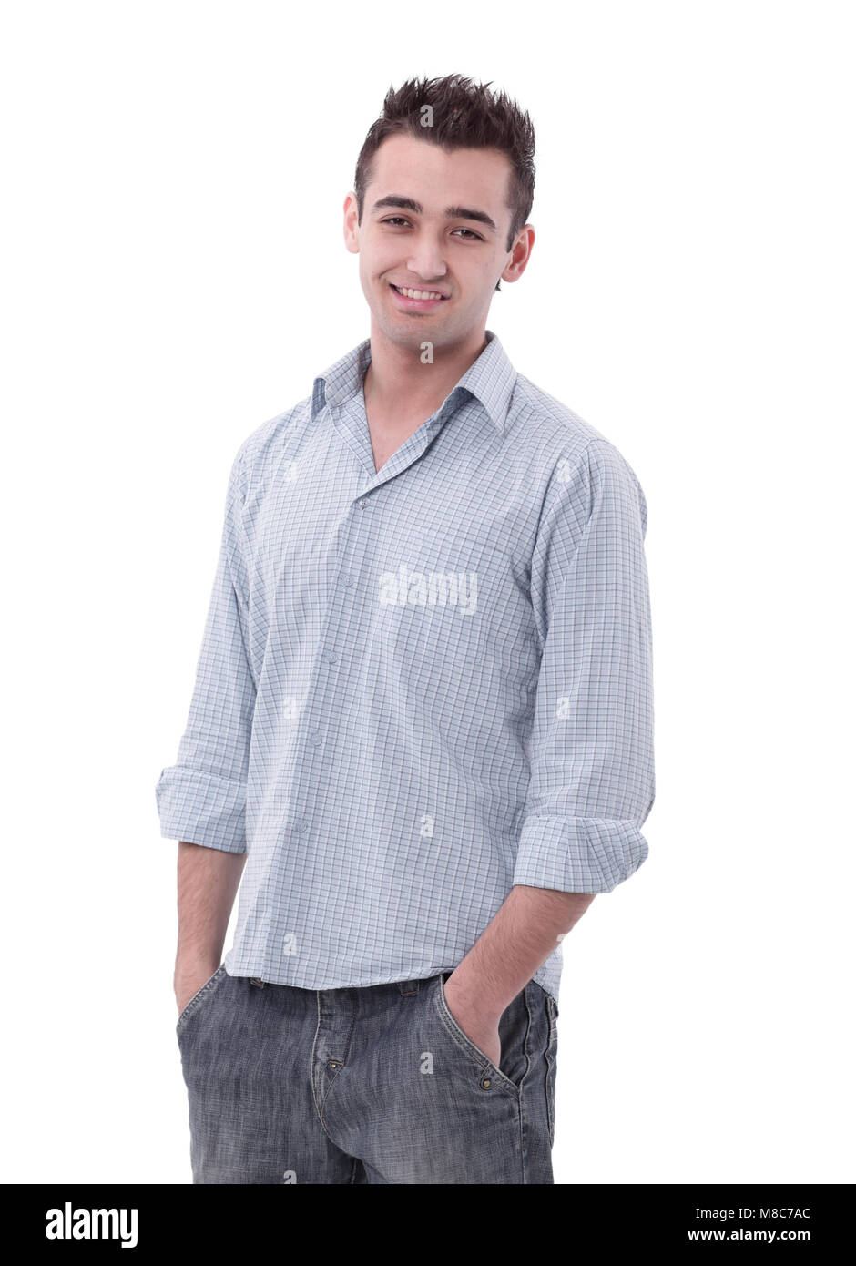 portrait of modern young man Stock Photo - Alamy