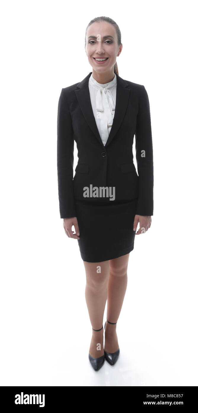 friendly female representative of the company Stock Photo - Alamy