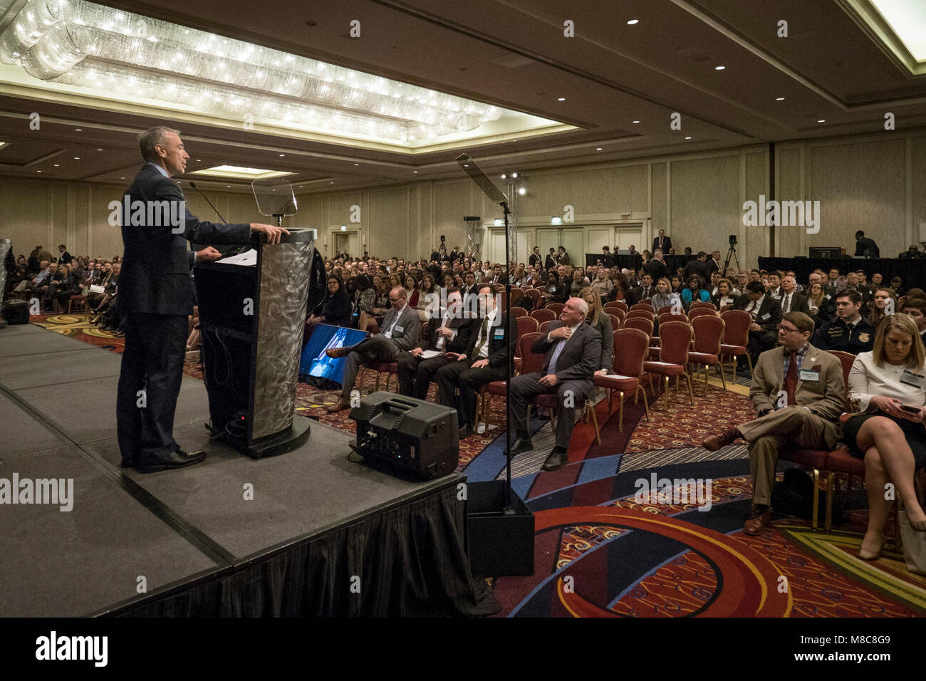 U.S. Department of Agriculture ) Deputy Secretary Steve Censky welcomes attendees to the 94th ...