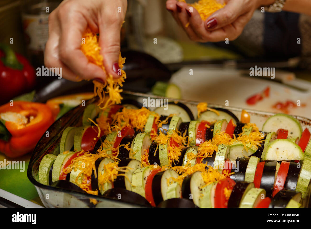 Sprinkle cheese hi-res stock photography and images - Alamy