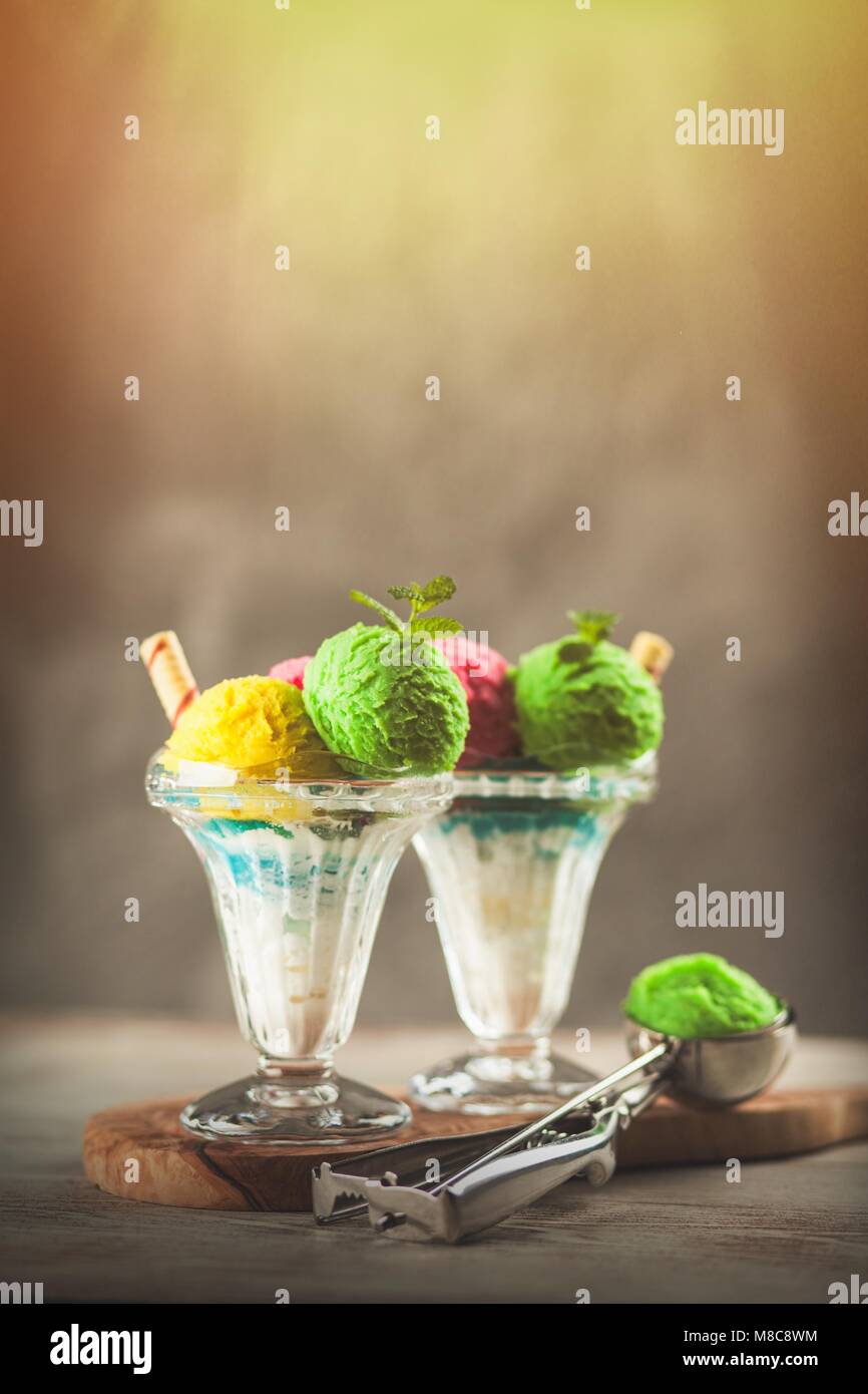 Ice cream vase Stock Photo - Alamy