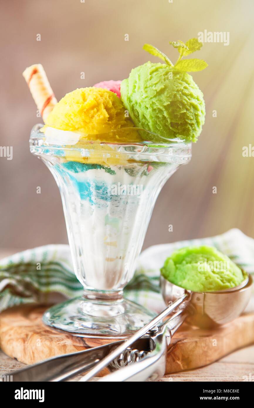 Ice cream vase Stock Photo - Alamy