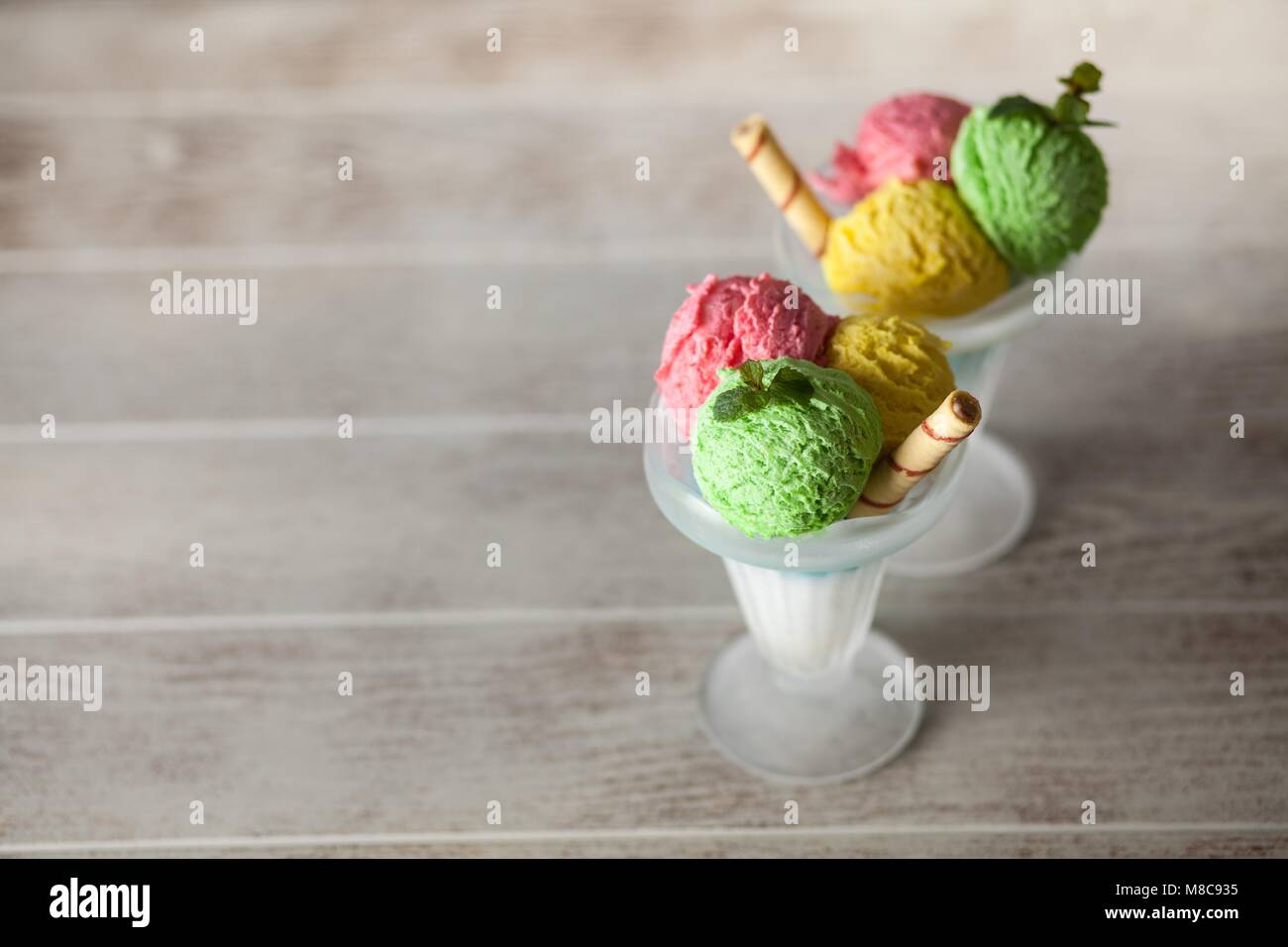Ice cream vase Stock Photo - Alamy