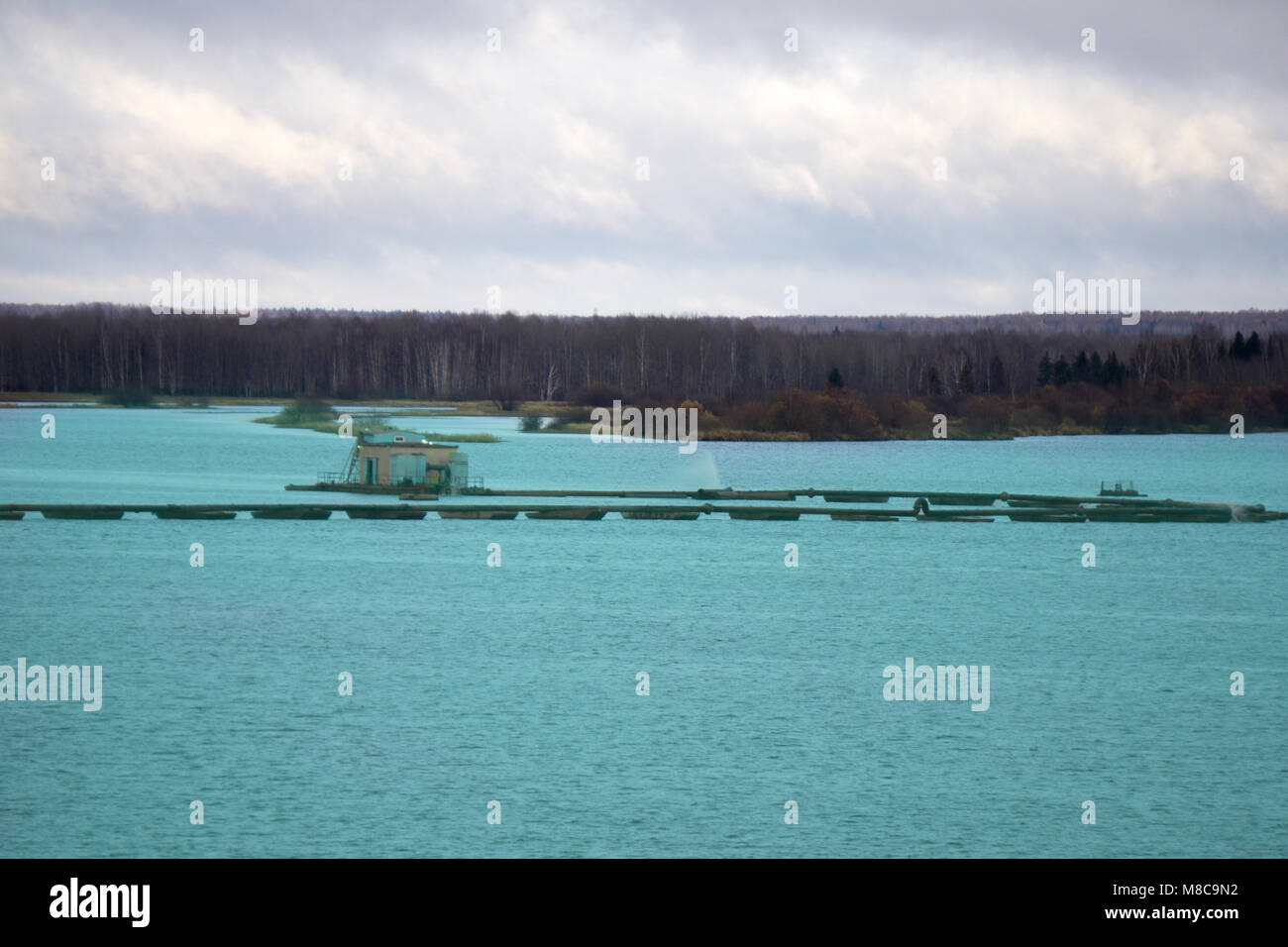 fish farms for breeding fish Stock Photo - Alamy