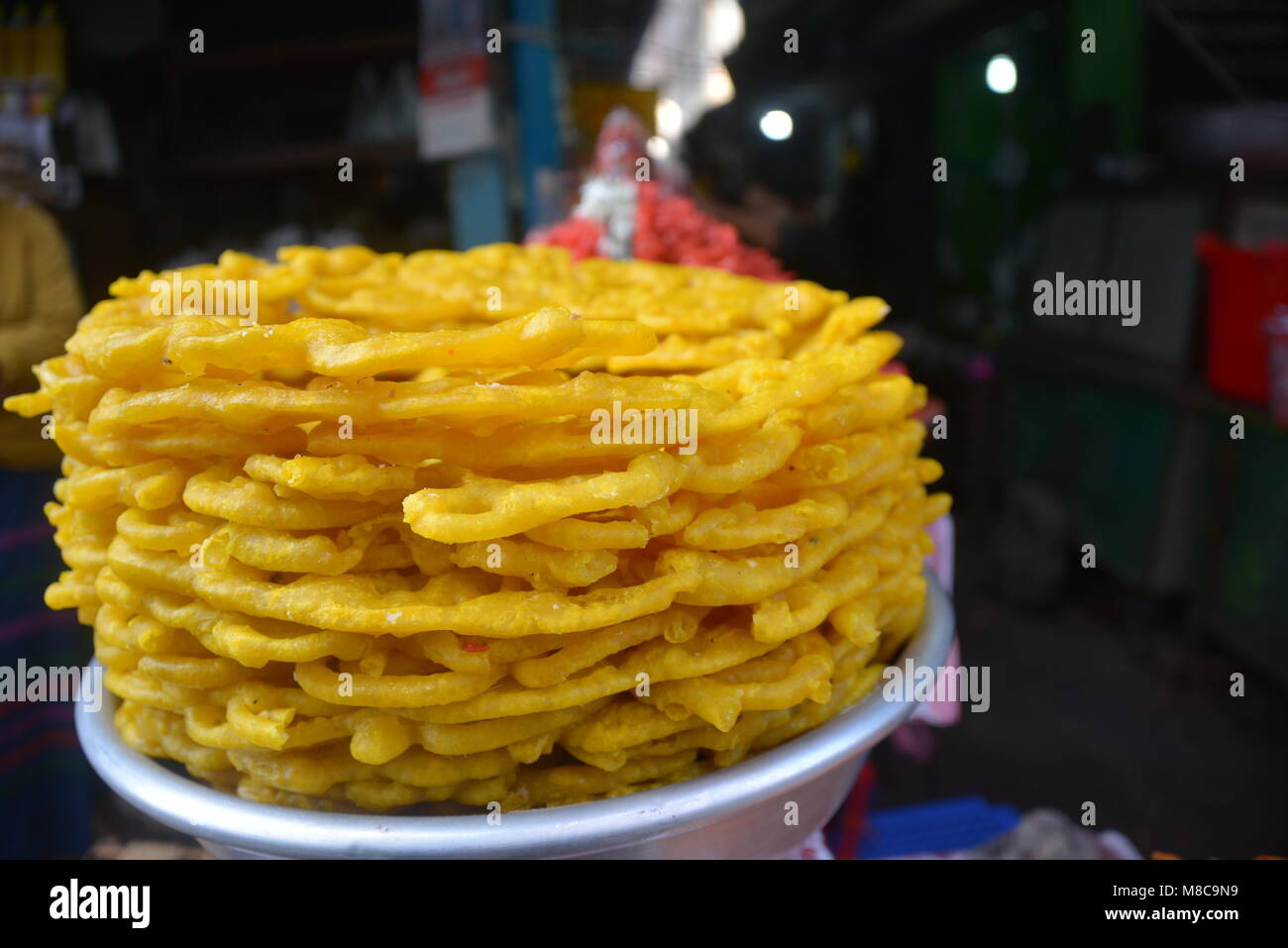 Delicious unique and traditional snacks from Myanmar Stock Photo - Alamy