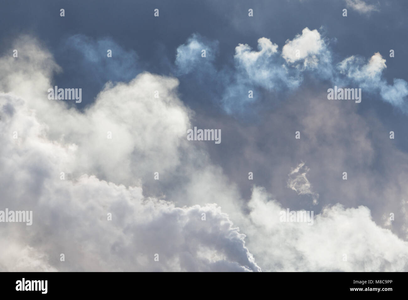 Beautiful evening cloudy sky Stock Photo - Alamy